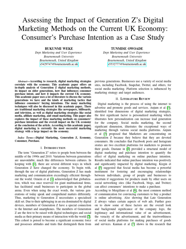 Generation Z Marketing Methods | PDF