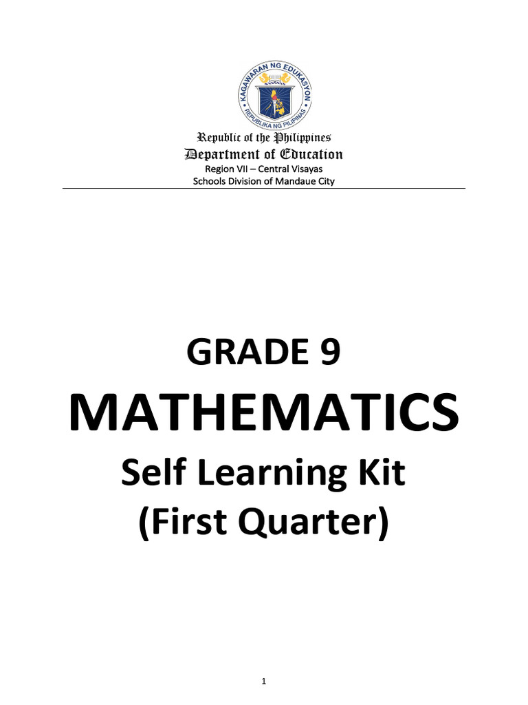 Math 9 Book Deped
