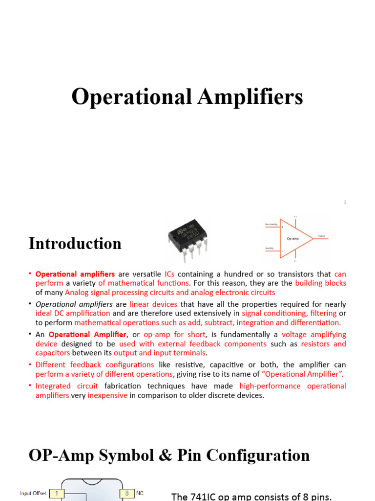 8 Opamp | PDF | Operational Amplifier | Amplifier