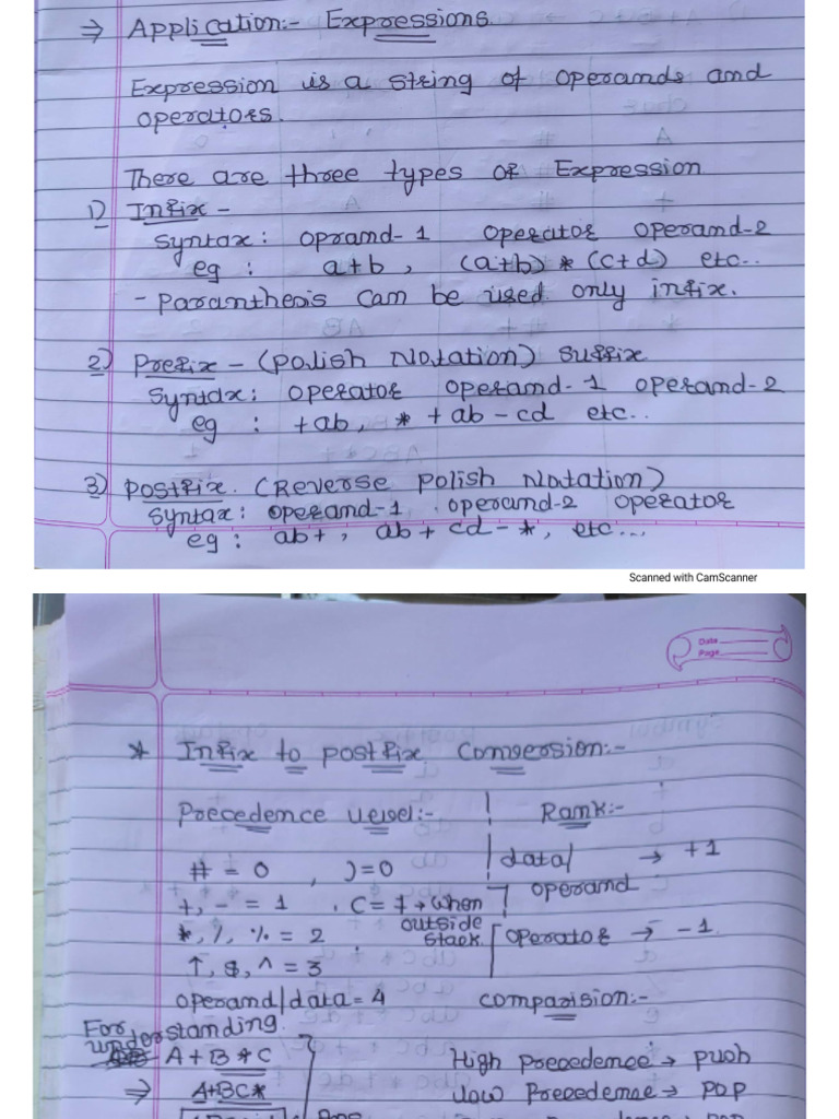 Stack Application - Expressions | PDF