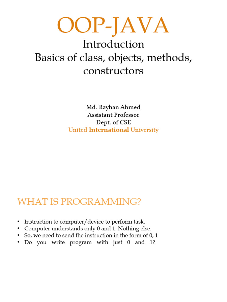 Java 1 Pdf Java Programming Language Data Type