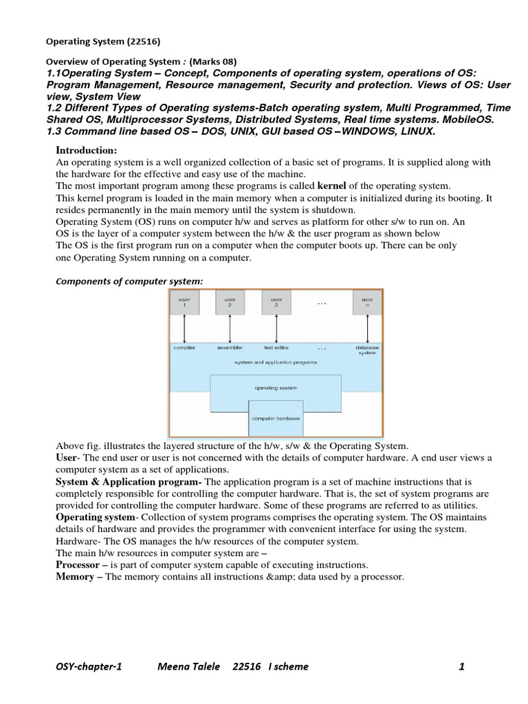 Osy Meena Chapter-1 | PDF
