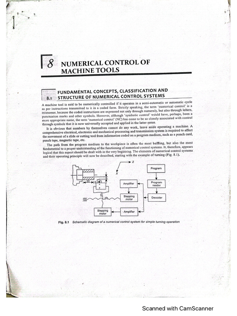 Numerical Controls of Machine Tools | PDF