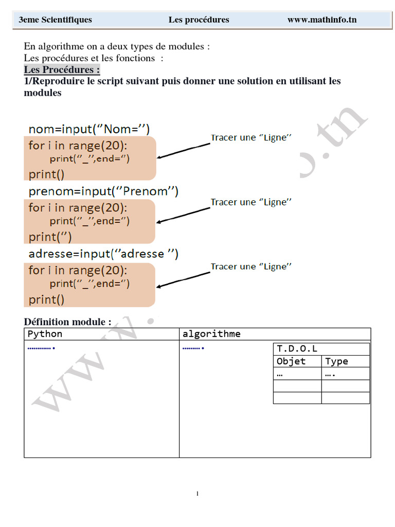 Procedure | PDF | Méthodes et références pédagogiques | Ordinateurs