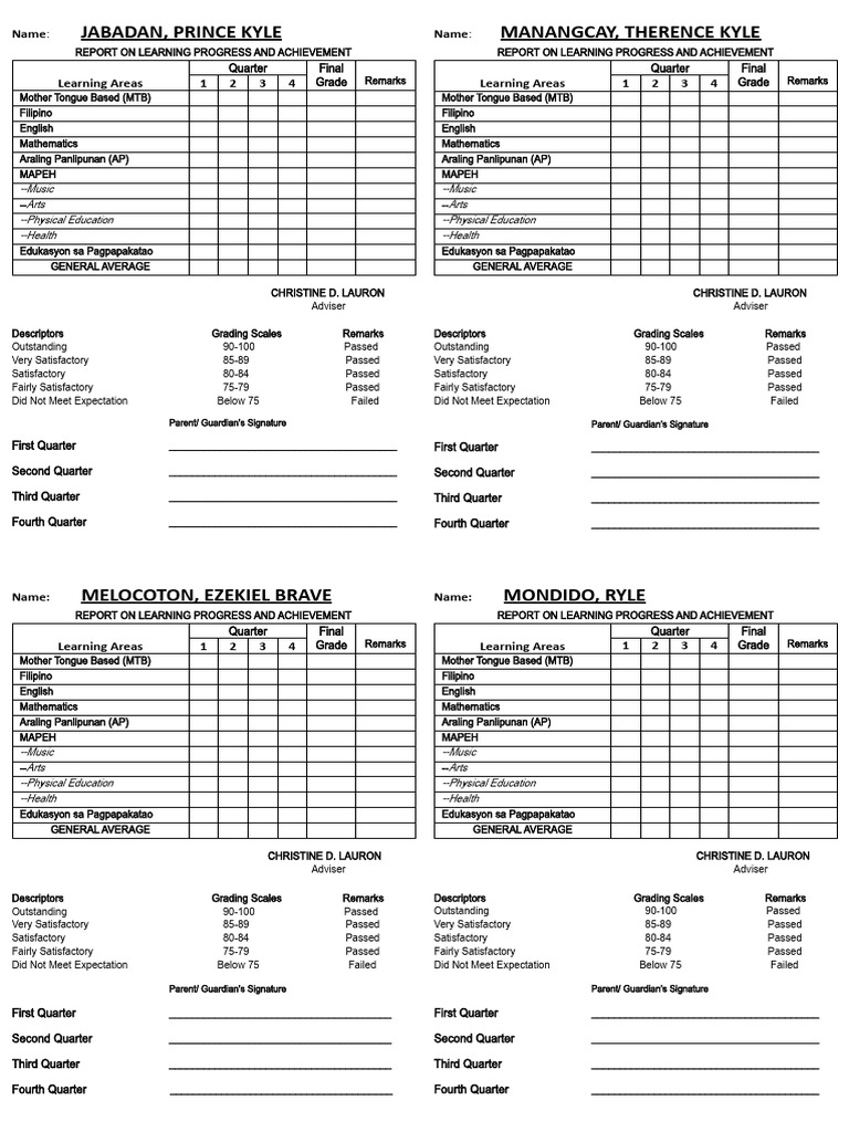 Temp Card | PDF | Childhood | Kinship And Descent