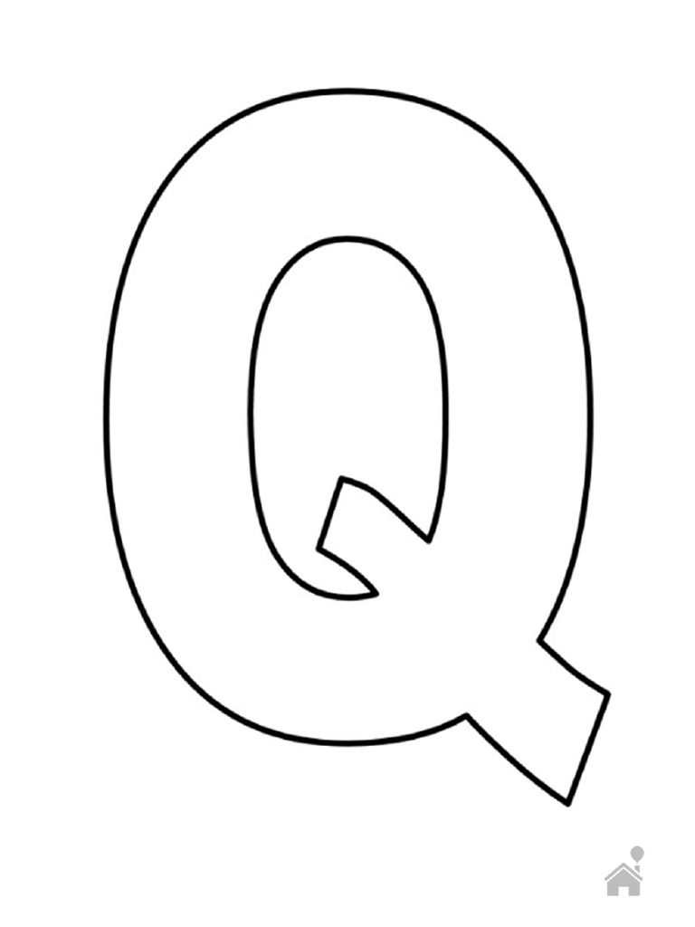 moldes-de-letras-para-imprimir-q-maiusculo-grande | PDF