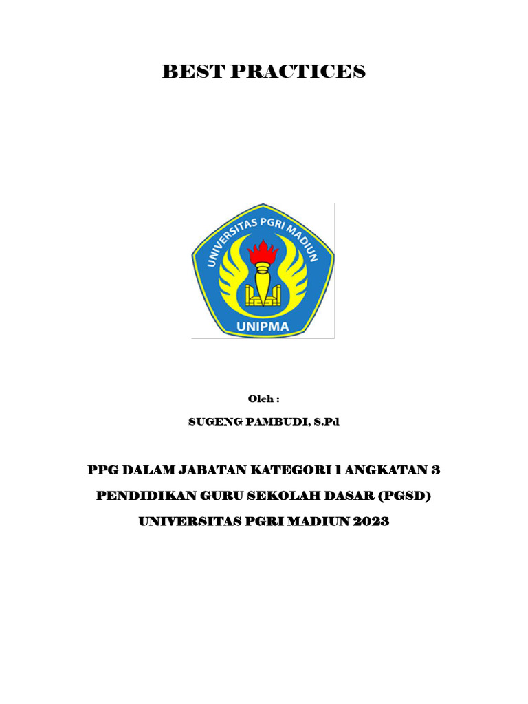 LK 3.1 Menyusun Best Practices | PDF