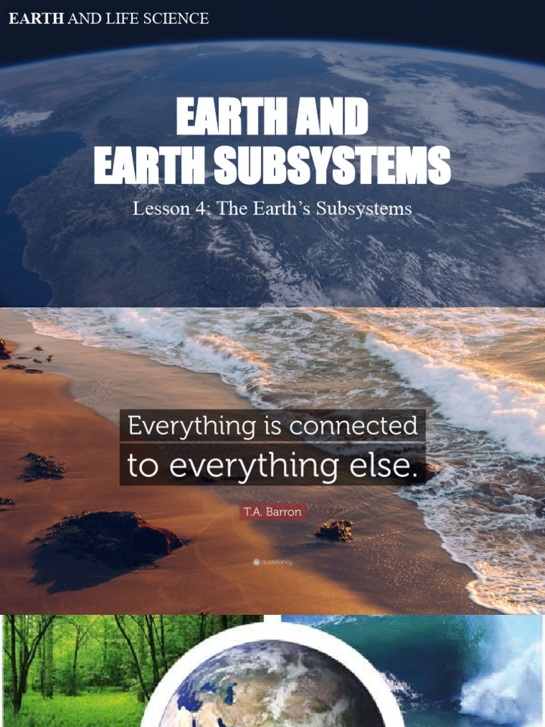 04 the Earth_s Subsystem | PDF