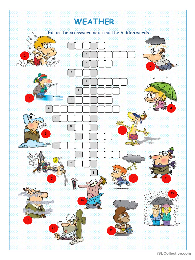 Weather Crossword Puzzle | PDF