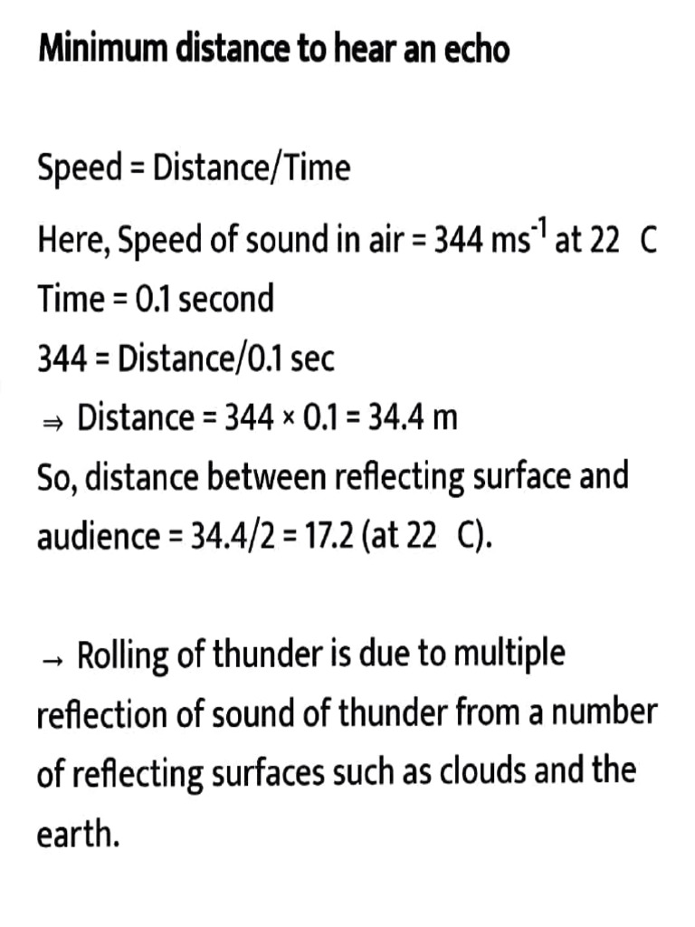 Sound Chapter Notes Class IX | PDF | Ultrasound | Sound