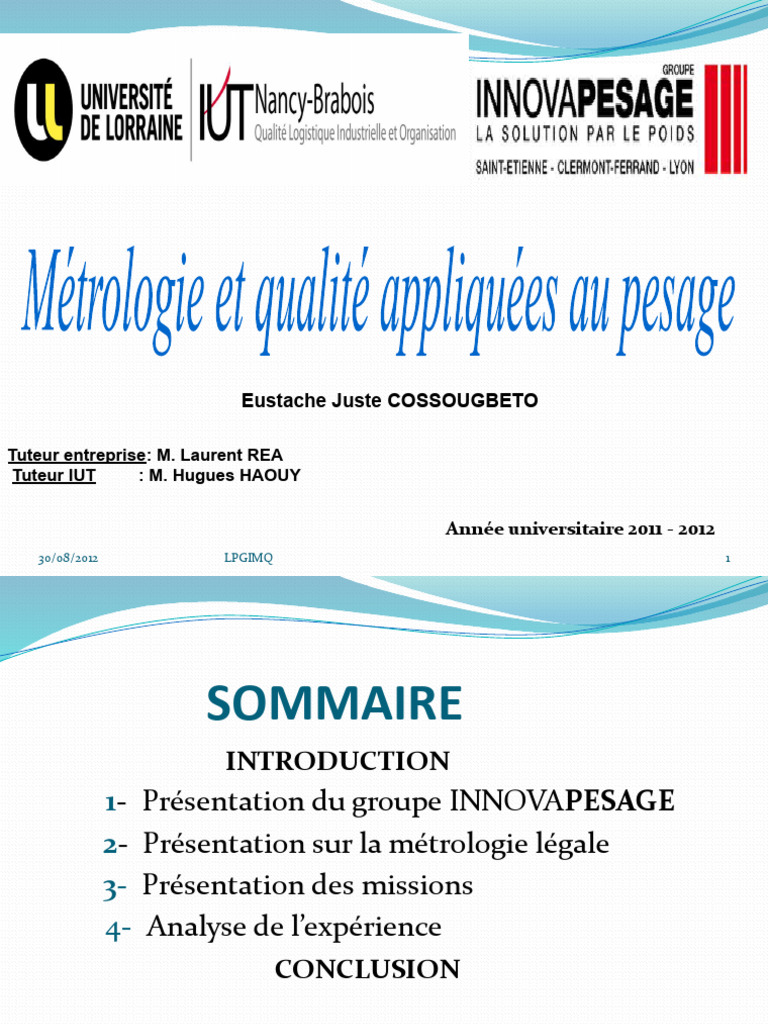 Presentation (Soutenance) | PDF