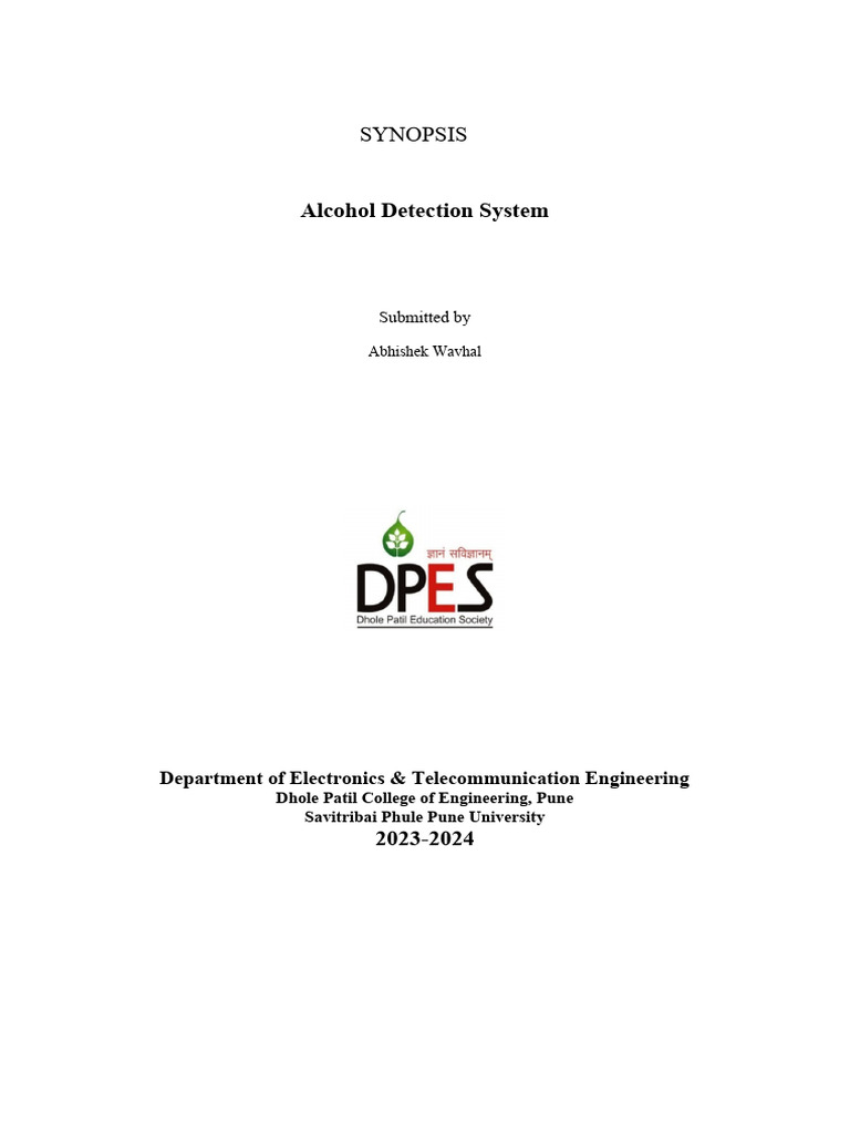 Automatic Fire Detection System Synopsis | PDF | Arduino | Electrical Engineering