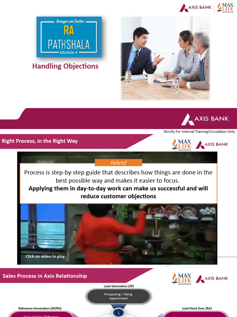 RA Pathshala Objection Handling April'22 Ver1.0 | PDF | Investing | Reason