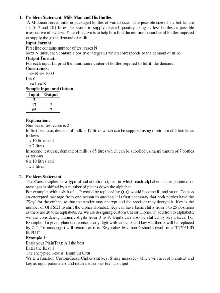 Programming Questions | PDF | Applied Mathematics Programming Questions | PDF | Applied Mathematics
