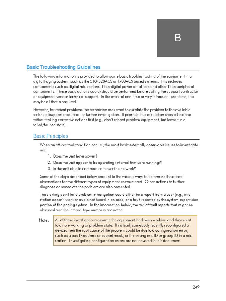 Ied Basic Troubleshooting Guidelines | PDF | Amplifier | Computer Network