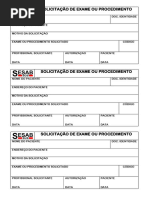 Solicitação de Exame SUS - Bahia | PDF