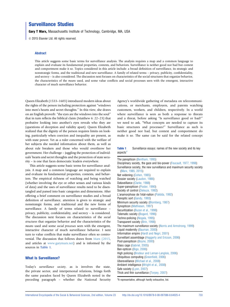Surveillance - Synopticon & Panopticon | PDF | Privacy | Surveillance
