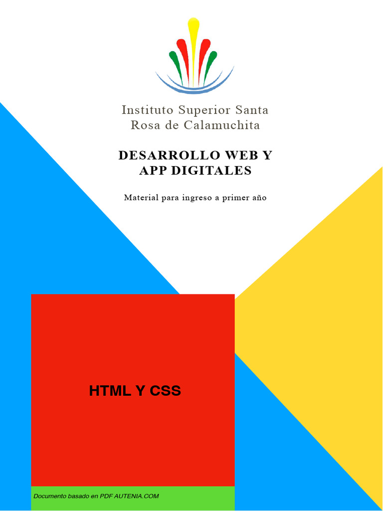 HTML y CSS | PDF | HTML | Hipervínculo HTML y CSS | PDF | HTML | Hipervínculo
