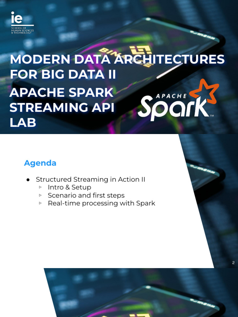 Lecture #10.1 - Data Processing - Apache Spark Stream Processing Lab 2 ... Lecture #10.1 - Data Processing - Apache Spark Stream Processing Lab 2 ...