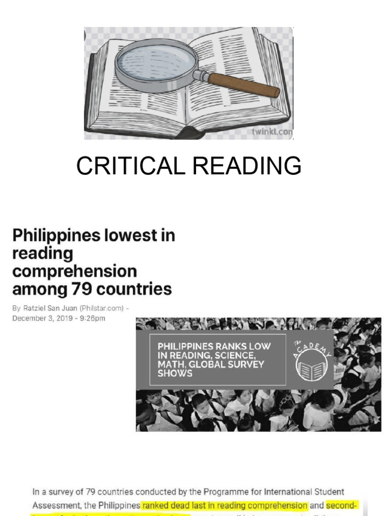 Critical Reading | PDF
