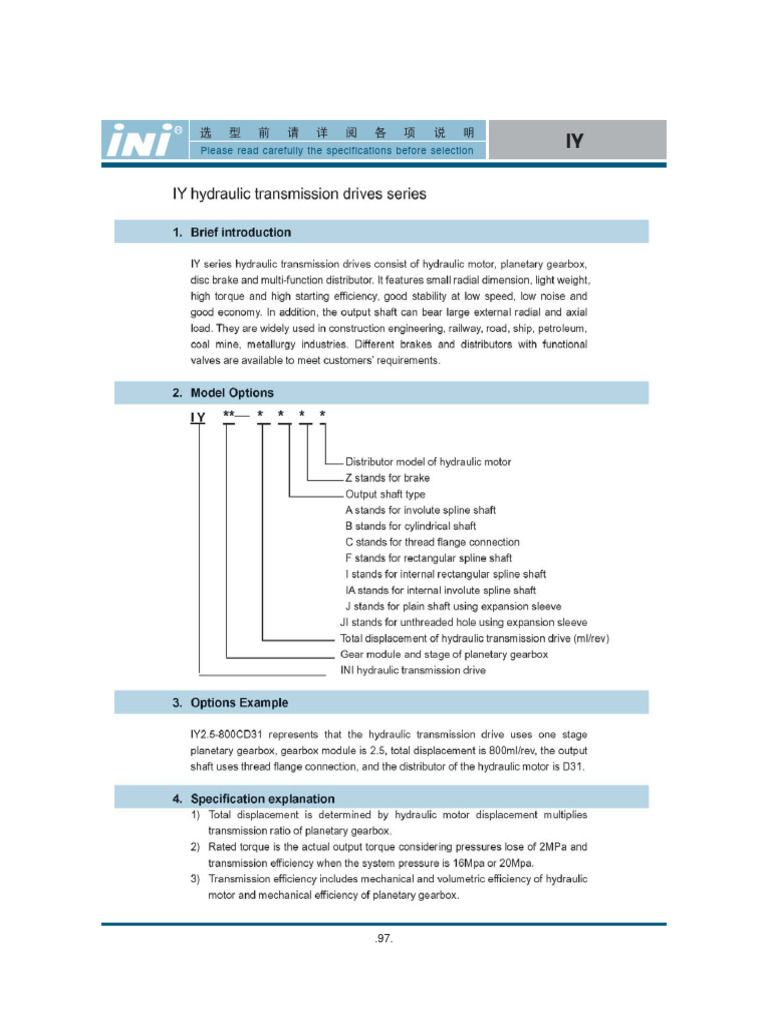 Specifications Review for Selection | PDF
