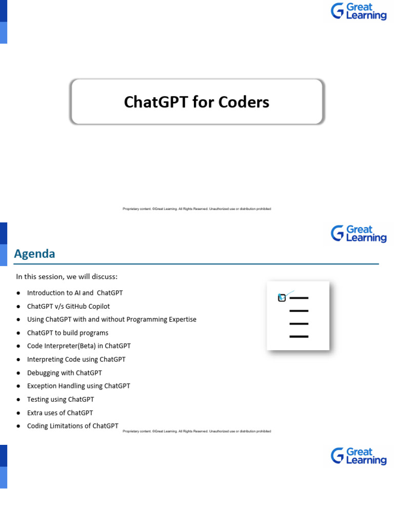 ChatGPT For Coders | PDF | Artificial Intelligence | Intelligence (AI) & Semantics