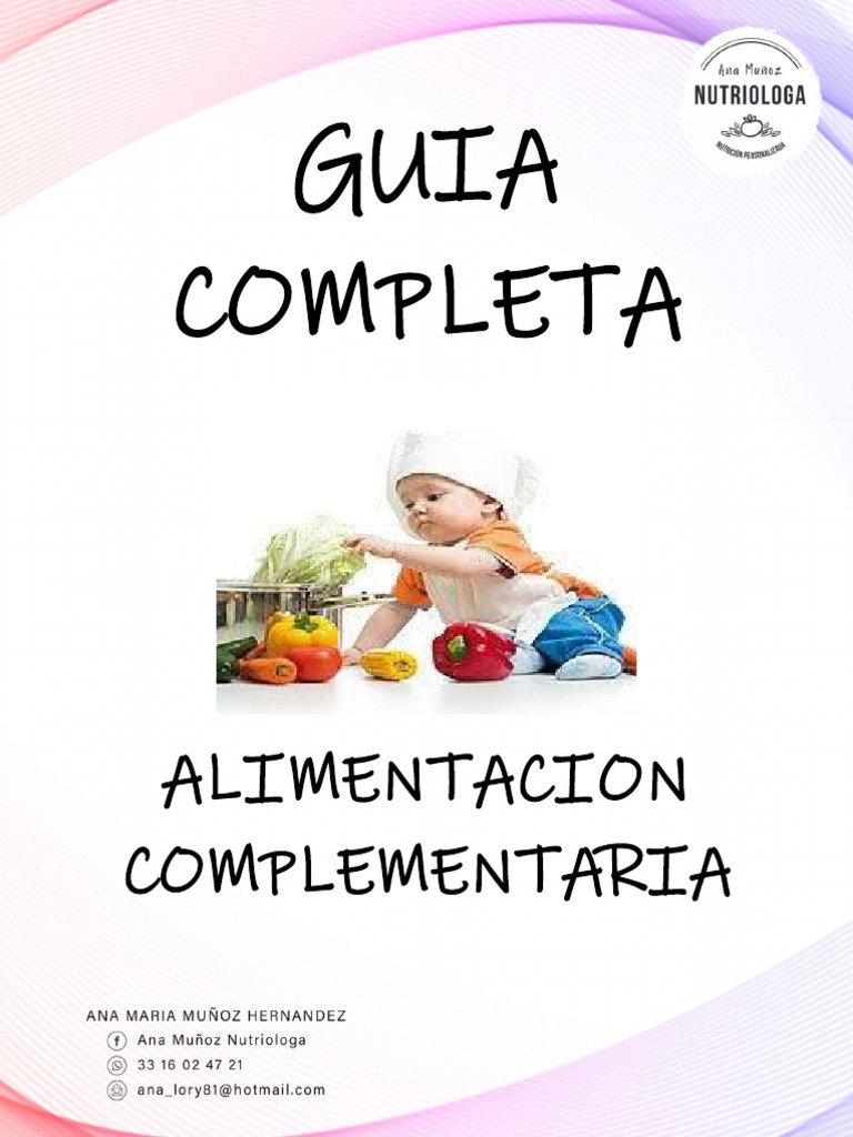 ALIMENTACION COMPLEMENTARIA GUIA PASO A PASO | PDF