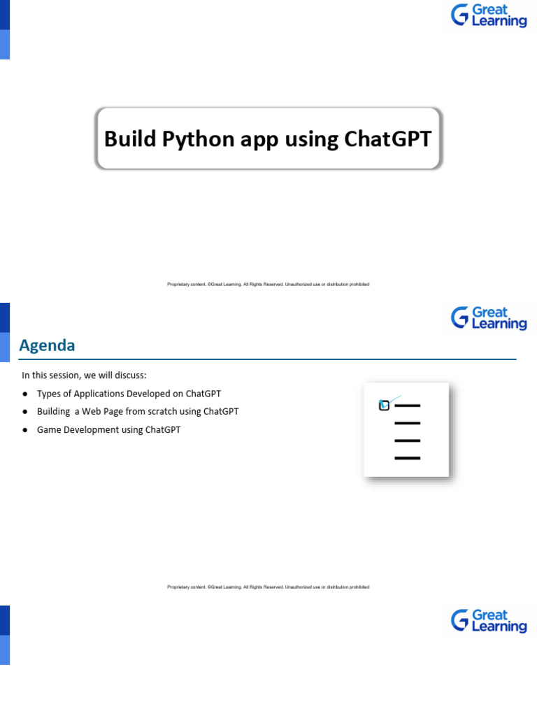 Building Python App Using ChatGPT | PDF | Application Software | World Wide Web