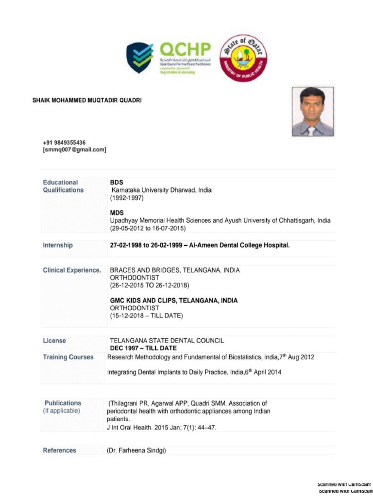 QATAR NEW CV 2022 TEMPLATE (1)(1) | PDF