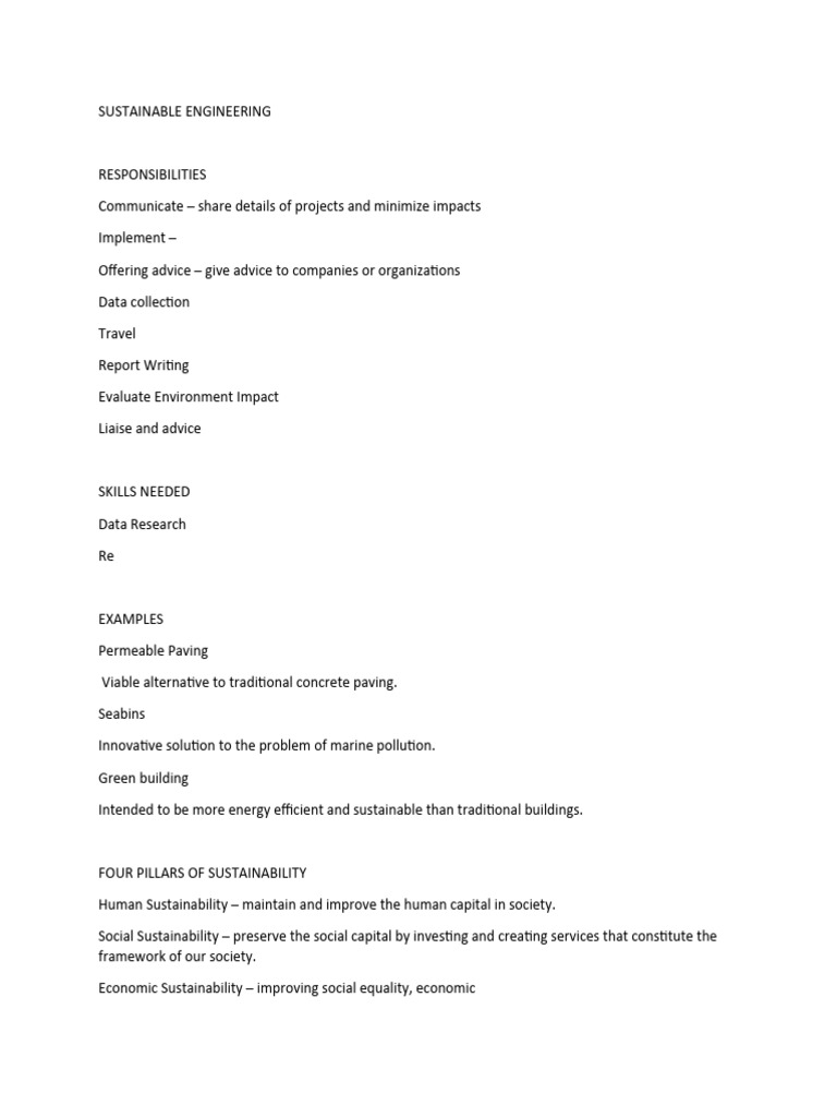 Principles of Sustainable Engineering | PDF | Sustainability | Engineering