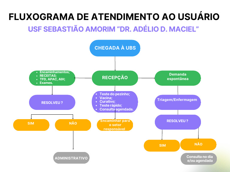 Fluxograma de Atendimento na UBS | PDF