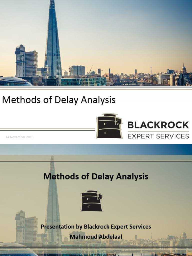 Delay Analysis Methods Guide | PDF | Analysis | Engineering
