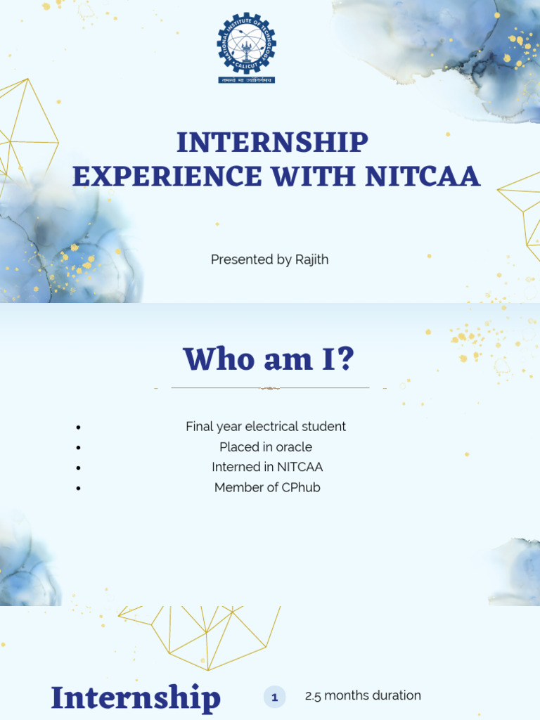 Internship Experience | PDF | Computing
