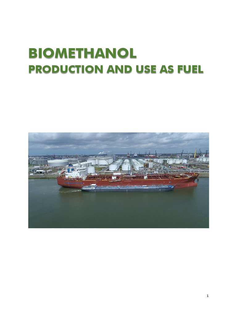ETIP Bioenergy Biomethanol Production and Use As Fuel | PDF ...