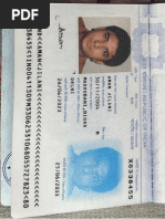 Passport Front Page | PDF