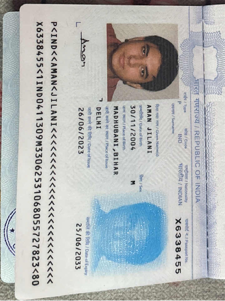 Aman Jilani Passport | PDF