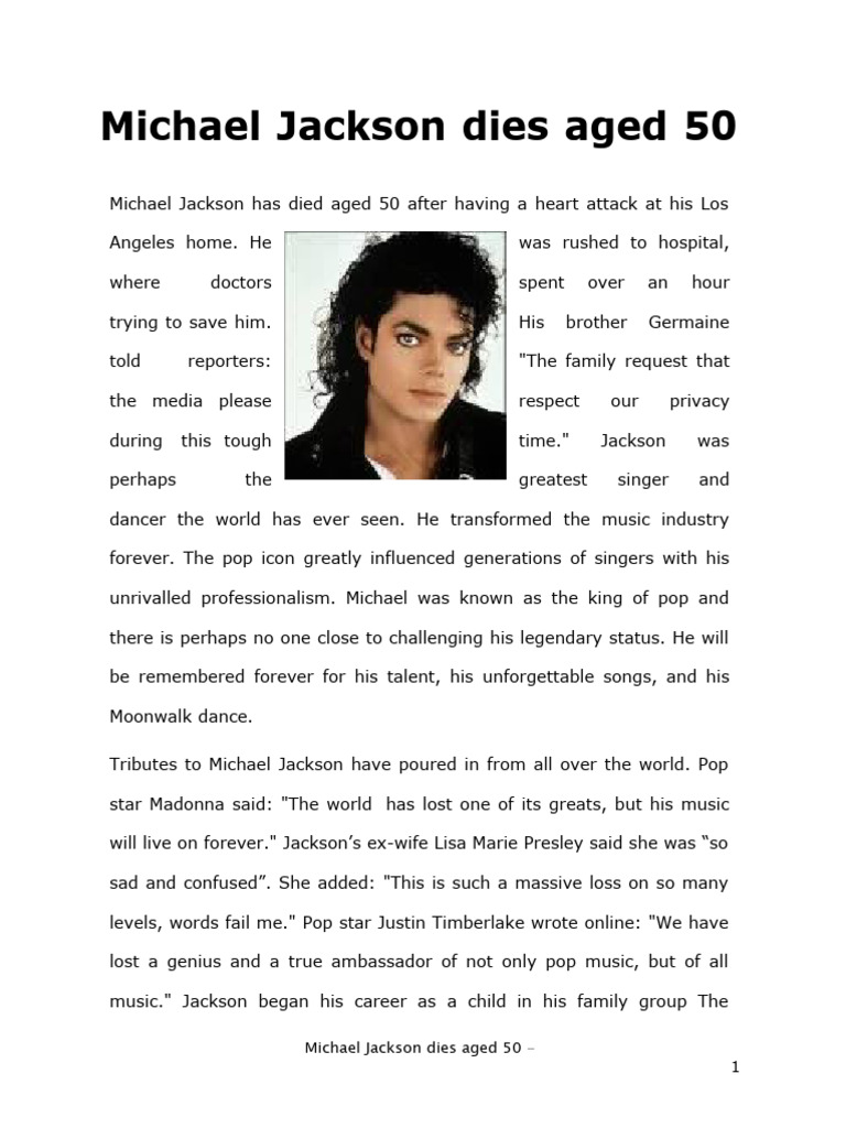 Michael Jackson | Download Free PDF | Michael Jackson