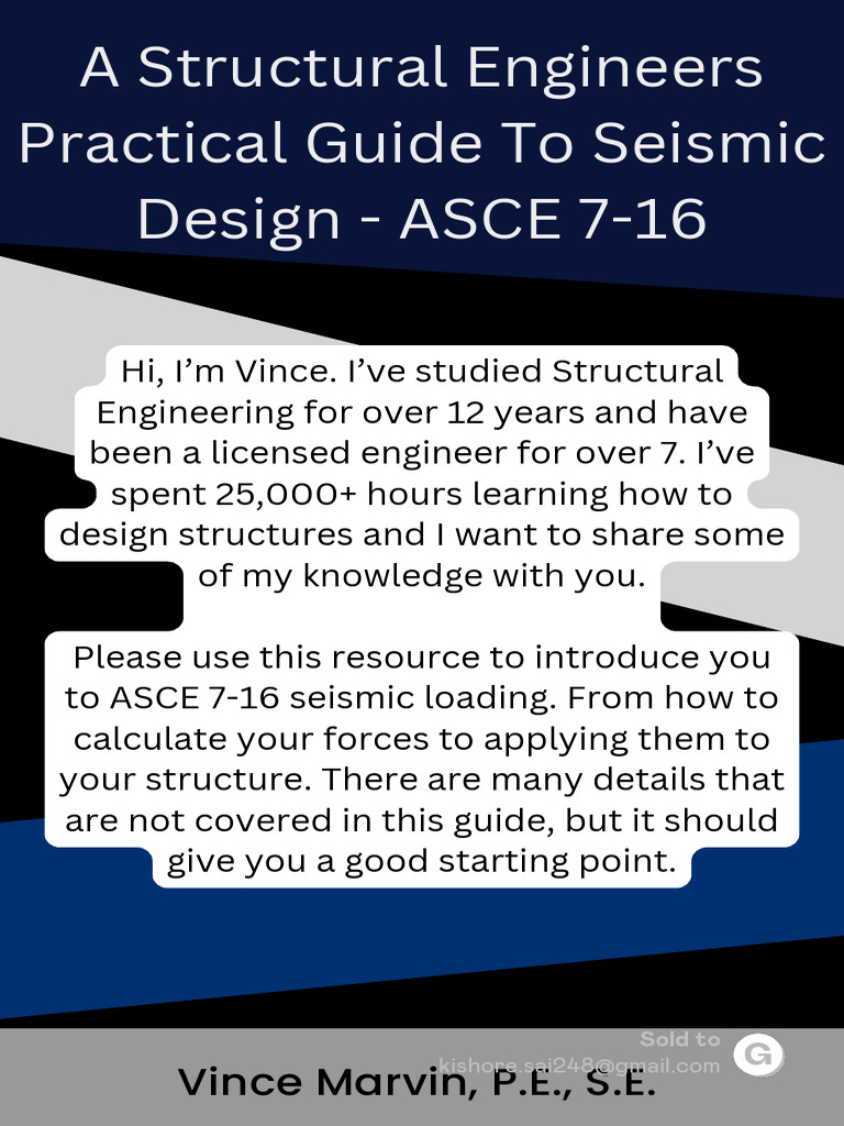 ASCE 7-16 Seismic Design Guide | PDF