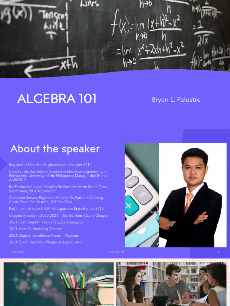 1. Algebra | PDF