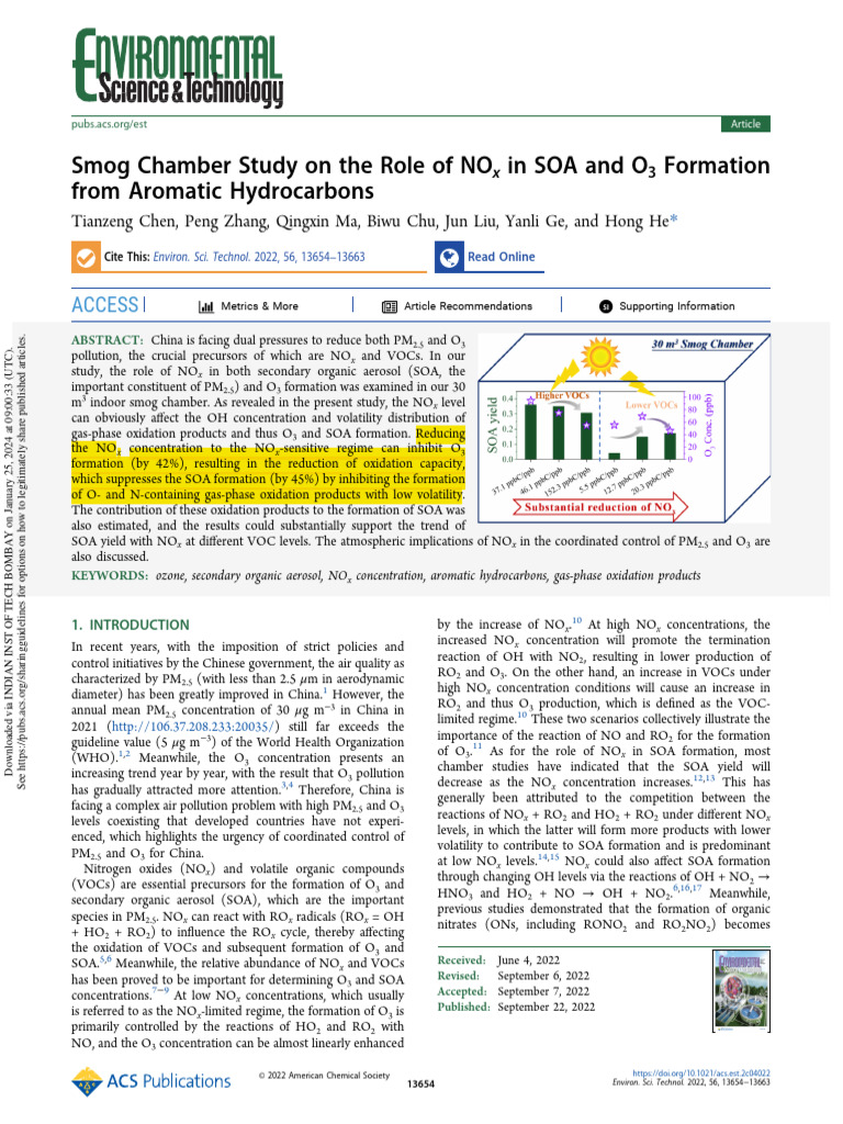 chen-et-al-2022-smog-chamber-study-on-the-role-of-nox-in-soa-and-o3-formation-from-aromatic ...