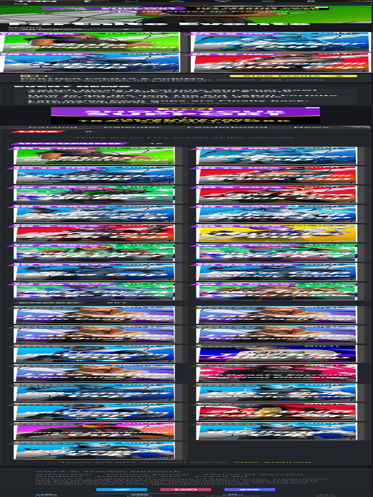 Fortnite Events - Competitive Tournaments - Fortn | PDF | Sports ...