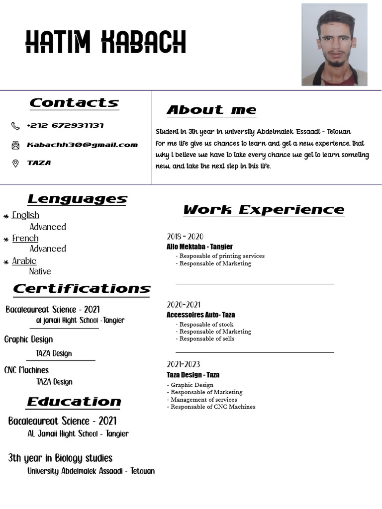 CV Hatim | PDF