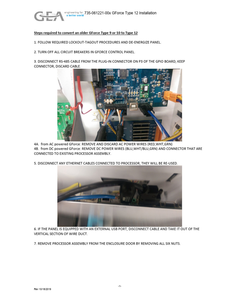 735-061221-00x GForceType12 Graphical Installation | PDF | Electrical ...