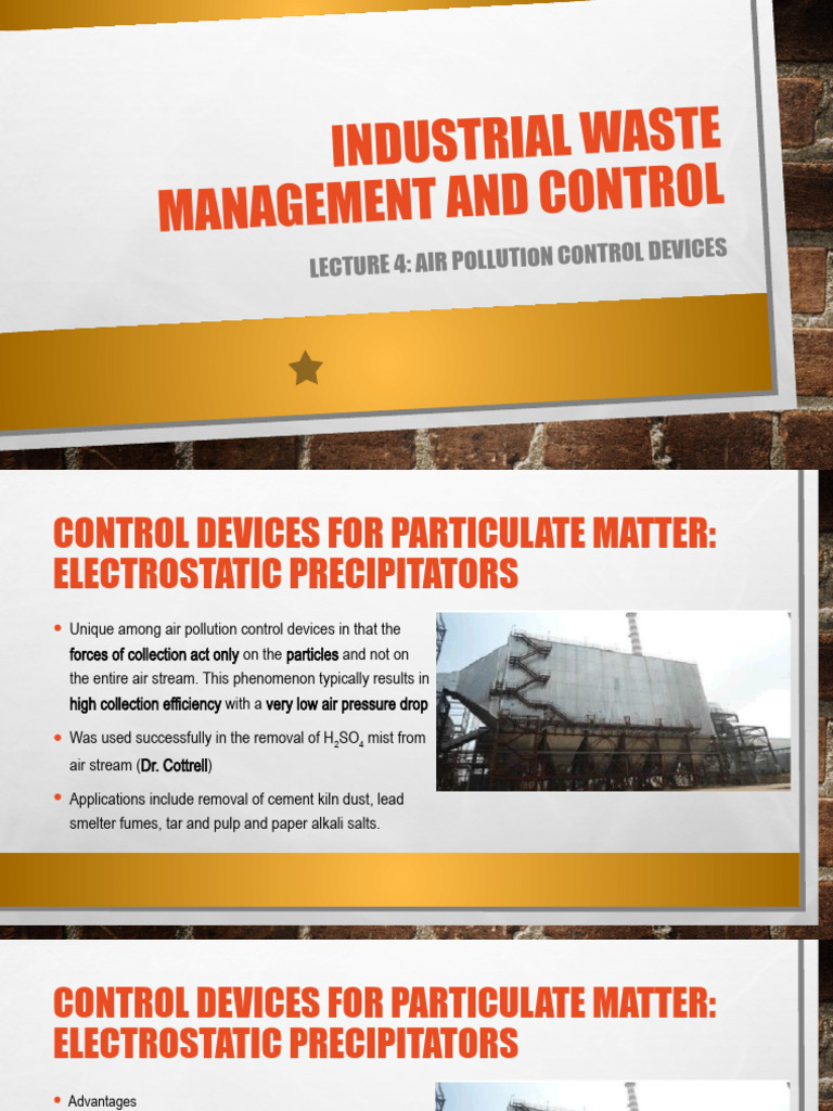 Industrial Waste Management Lec 4b | PDF | Computers | Technology & Engineering