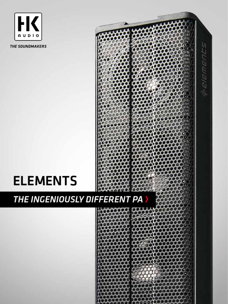 HK Audio ELEMENTS Catalog 2016 en | PDF | Loudspeaker | Decibel