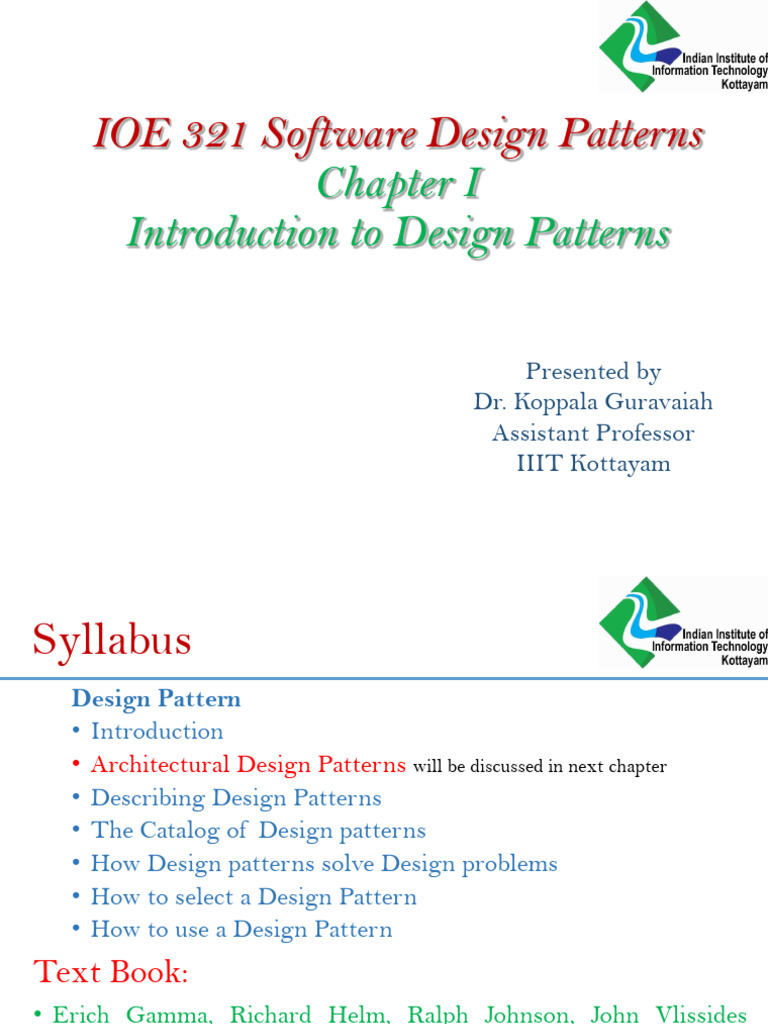 Software Design Patterns Pdf