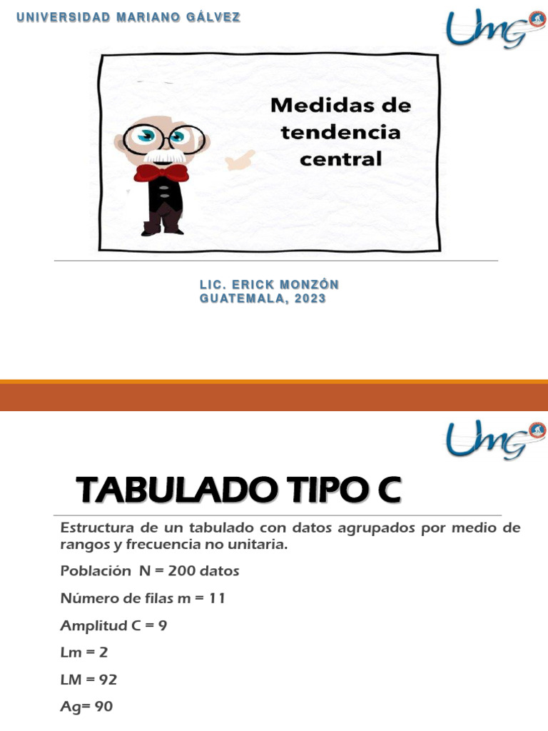 05-Calculo de Medidas de Tendencia Central | PDF