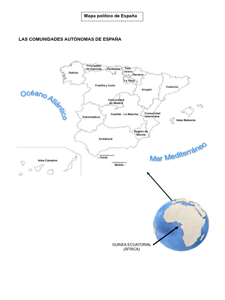 Mapa Países Hispanohablantes | PDF