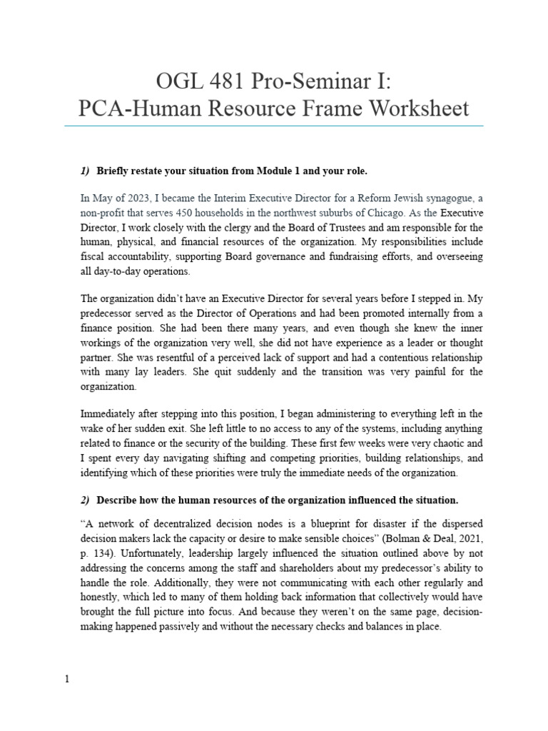 3 HR Frame Worksheet | PDF