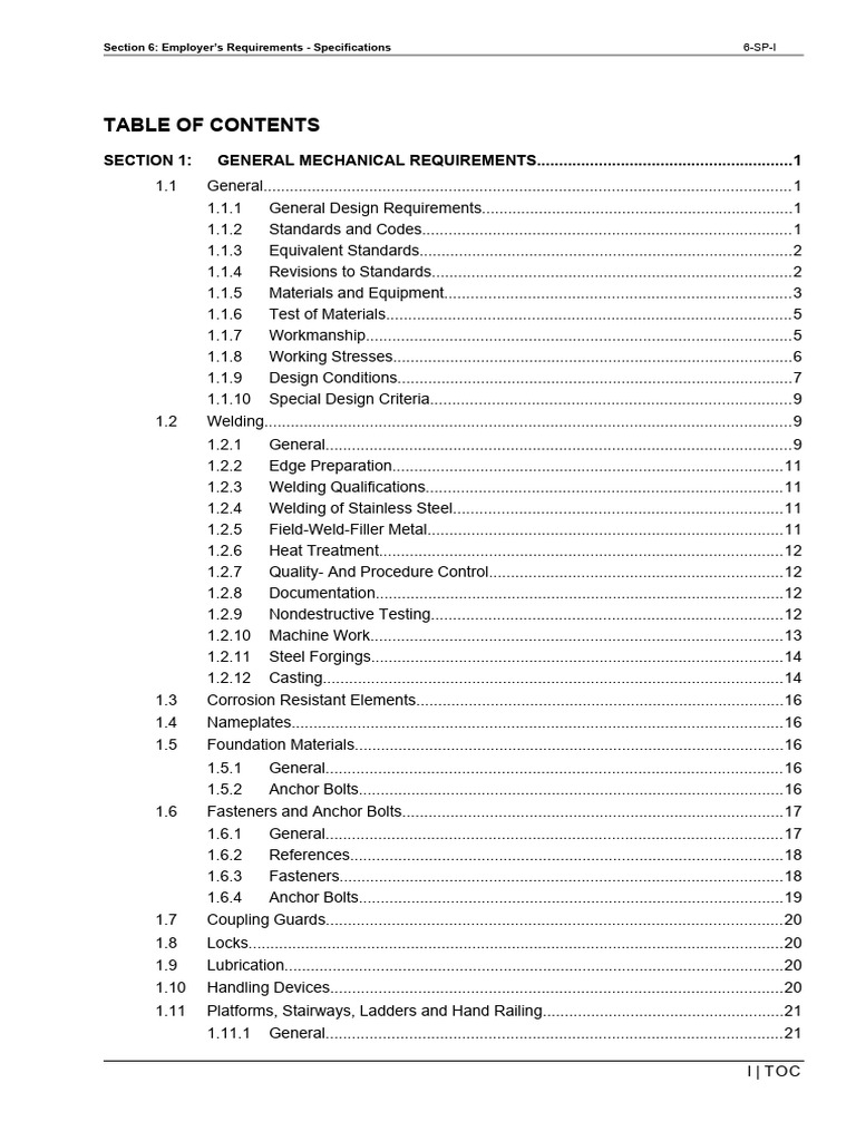 Section 1 - General Mechanical Requirements - 2017-10-31 | PDF ...